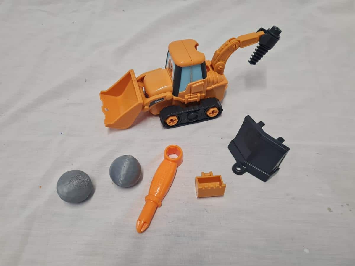 John Deere Build a Buddy Construction Backhoe Loader